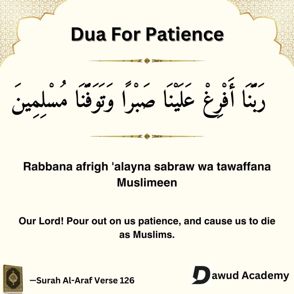 Dua For Patience And Anger From Quran & Hadiths