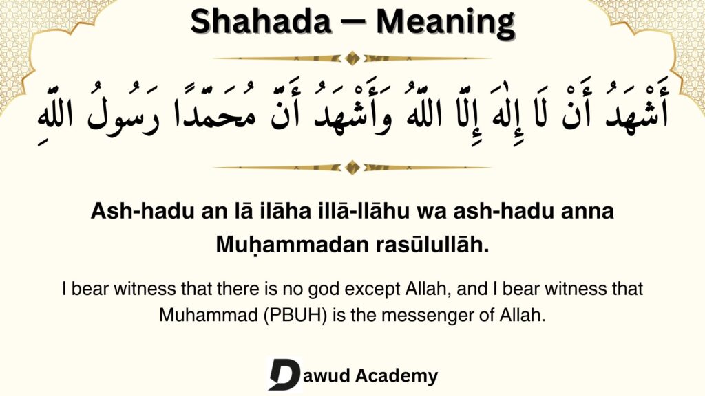 What Is Shahada In English, Arabic And What Does It Mean