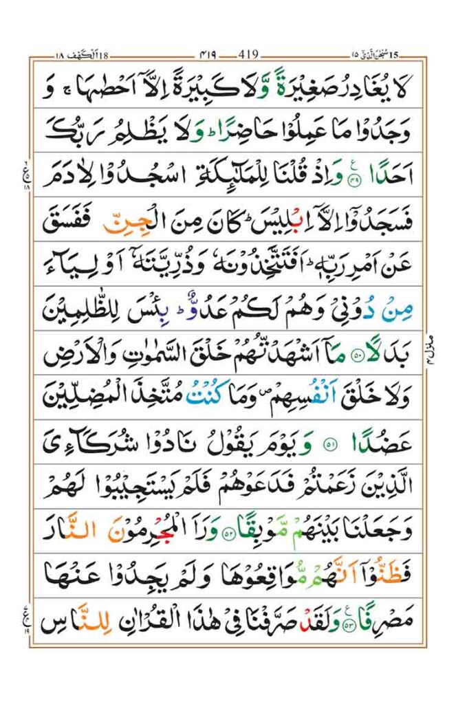 Read Surah Kahf Online With PDF In Arabic And English