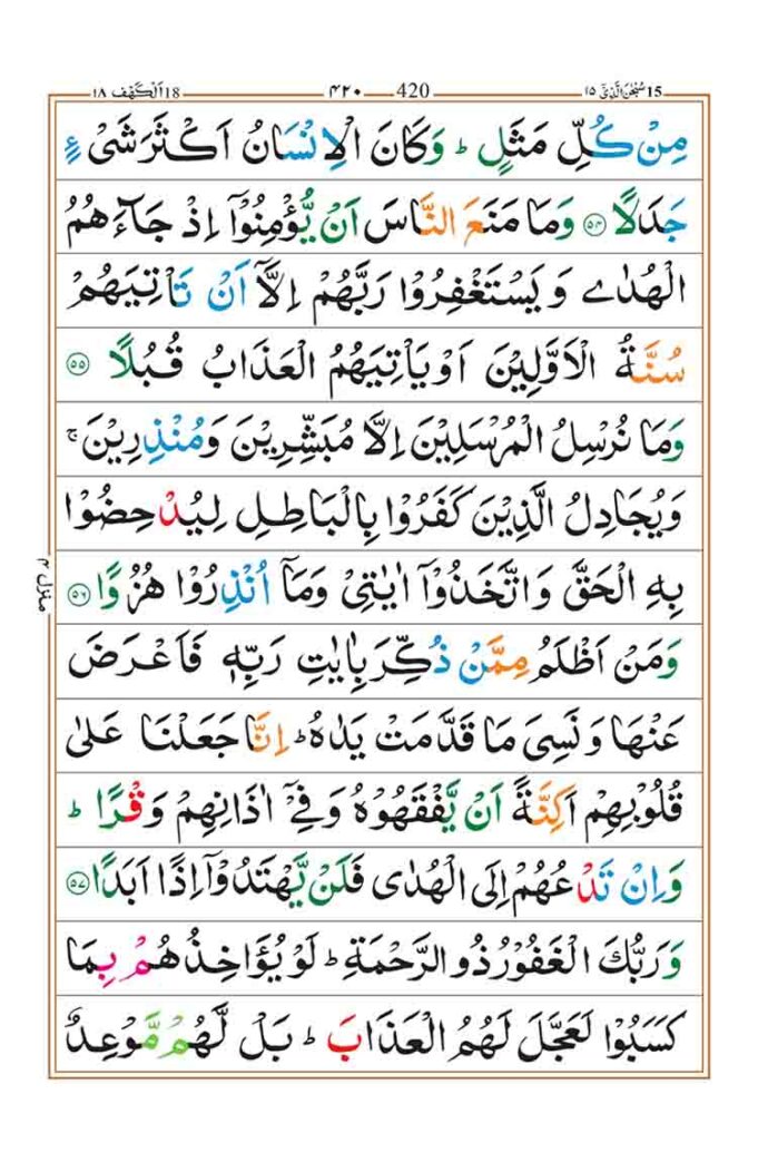 Read Surah Kahf Online With PDF In Arabic And English